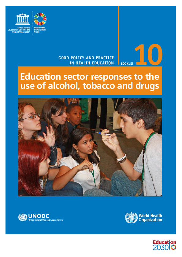 Education Sector Responses to the use of Alcohol, Tobacco and Drugs ...