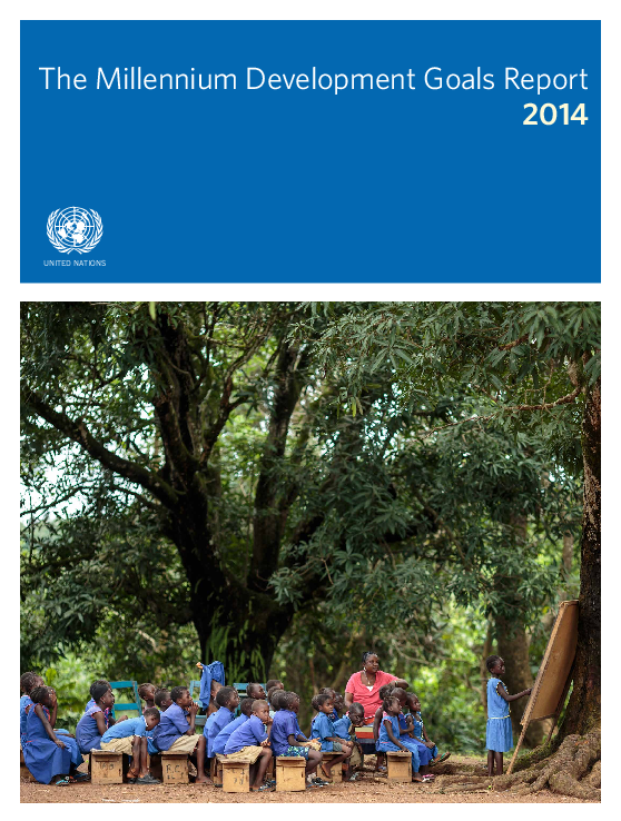 The Millennium Development Goals Reporpt 2014 Arabic Save The the-millennium-development-goals-reporpt-2014-arabic-save-the