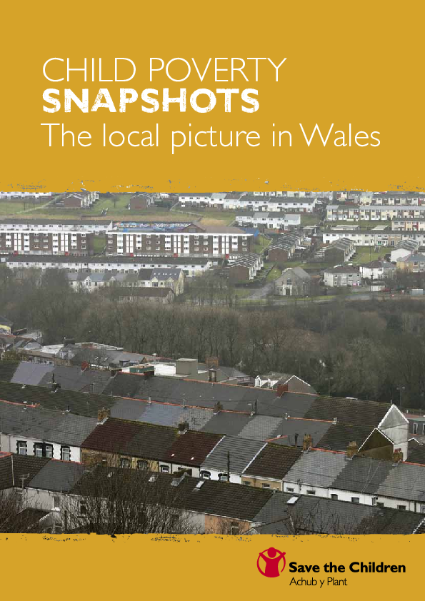 Child poverty snapshots. The local picture in Wales | Save the Children ...