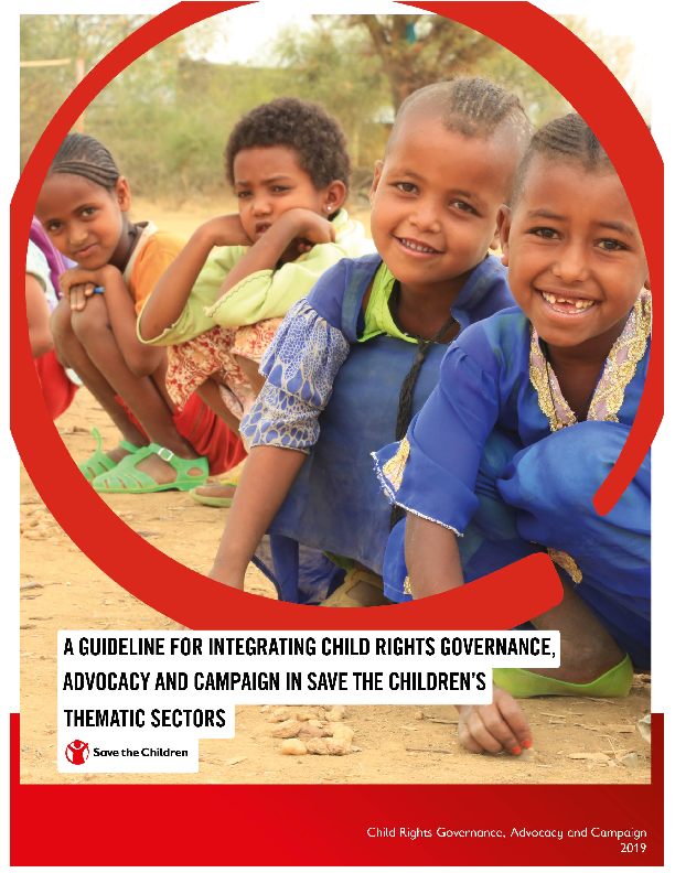 A Guideline for Integrating Child Rights Governance, Advocacy, and ...