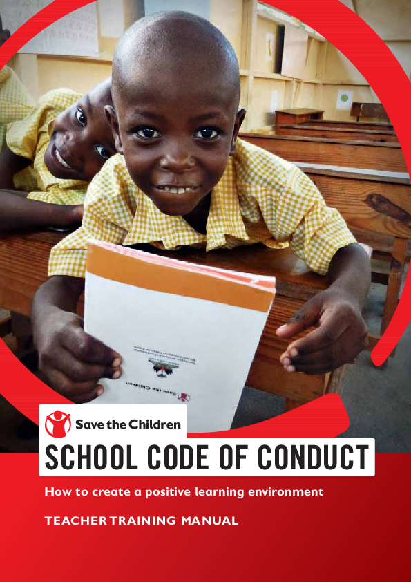 School Code of Conduct Teacher Training Manual: How to create a ...