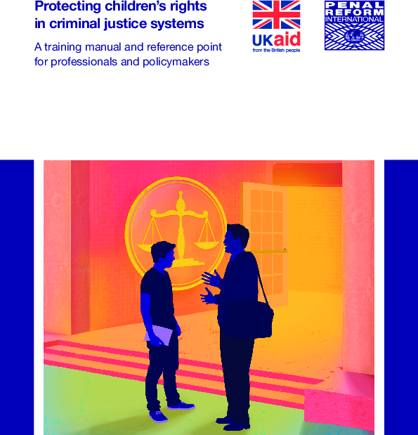 Protecting children’s rights in criminal justice systems. A training ...