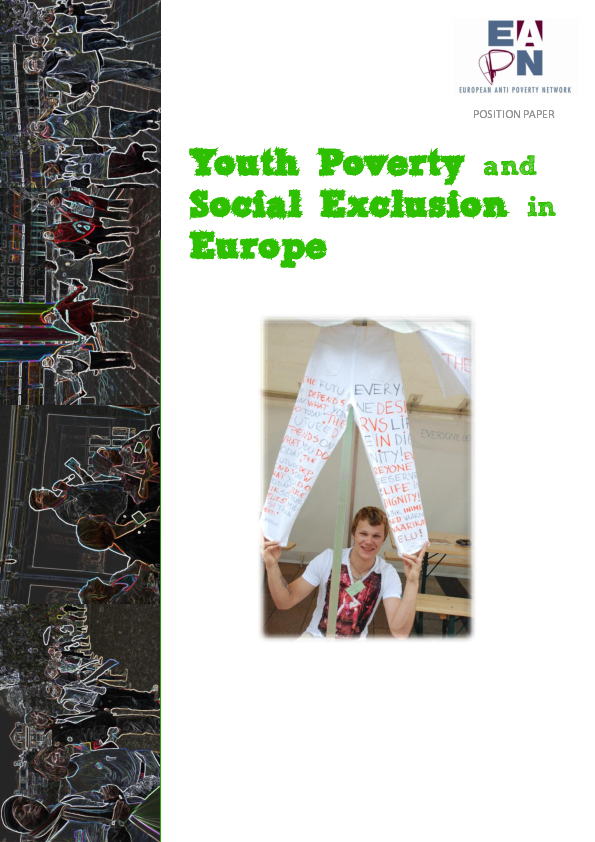 Youth Poverty and Social Exclusion in Europe – Position Paper | Save ...