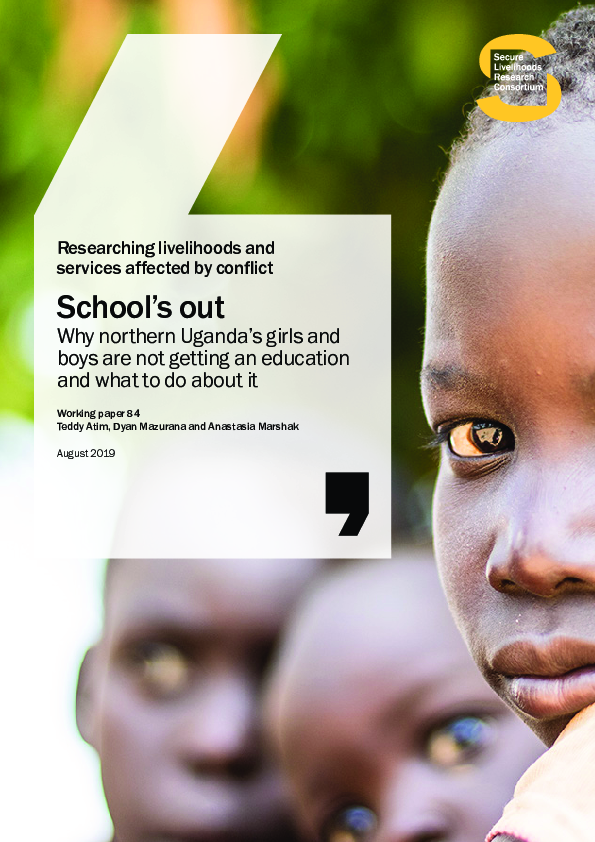 School’s Out: Why northern Uganda’s girls and boys are not getting an ...