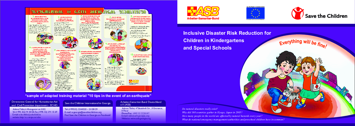 Inclusive DRR for Especially Vulnerable Georgian Children in ...