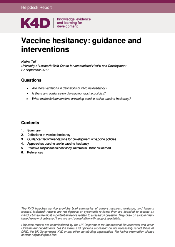 Vaccine Misinformation Management Field Guide: Guidance for addressing ... Vaccine Misinformation Management Field Guide: Guidance for addressing ...