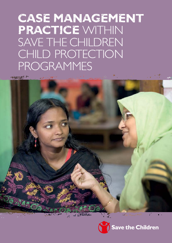 Case Management Practice Within Save the Children Child Protection ...