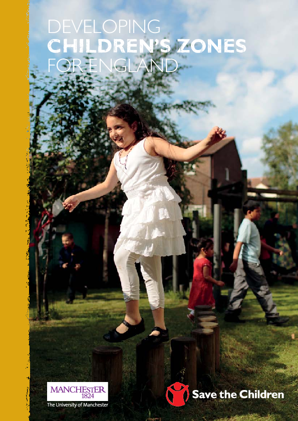 Developing children’s zones for England | Save the Children’s Resource ...