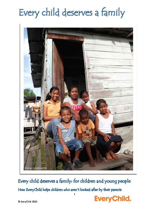 Every child deserves a family: for children and young people | Save the ...