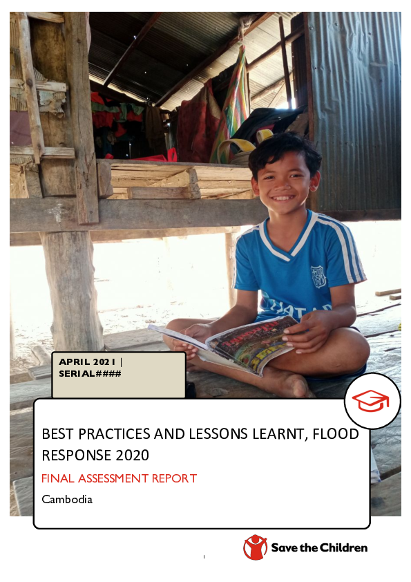 Best Practices and Lessons Learnt, Flood Response 2020 | Save the ...