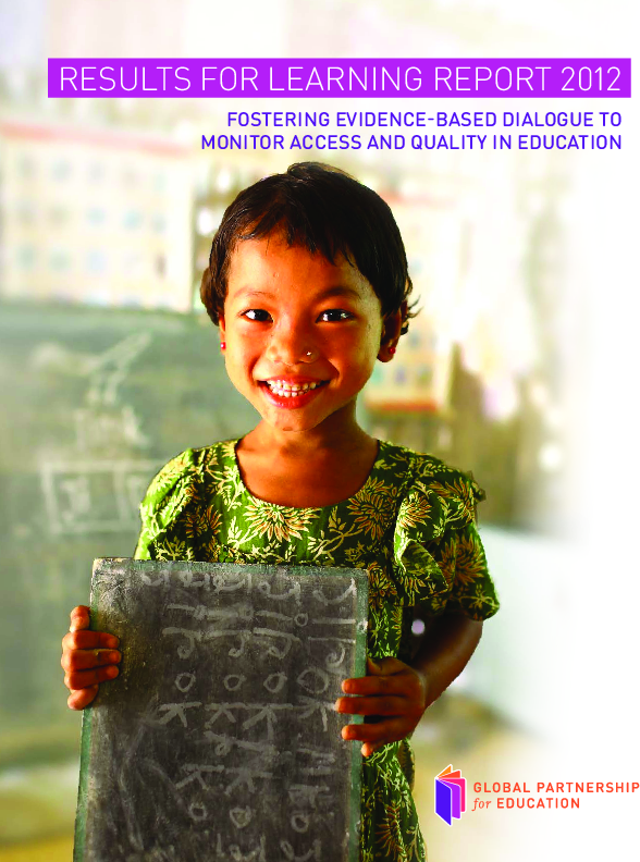 Results for learning report 2012. Fostering evidence-based dialogue to ...