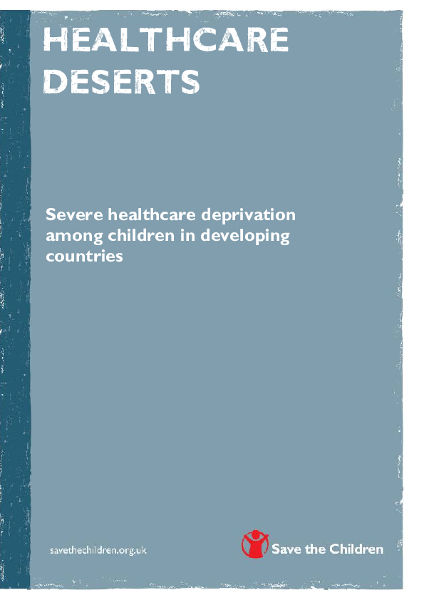 Healthcare deserts: Severe healthcare deprivation among children in ...