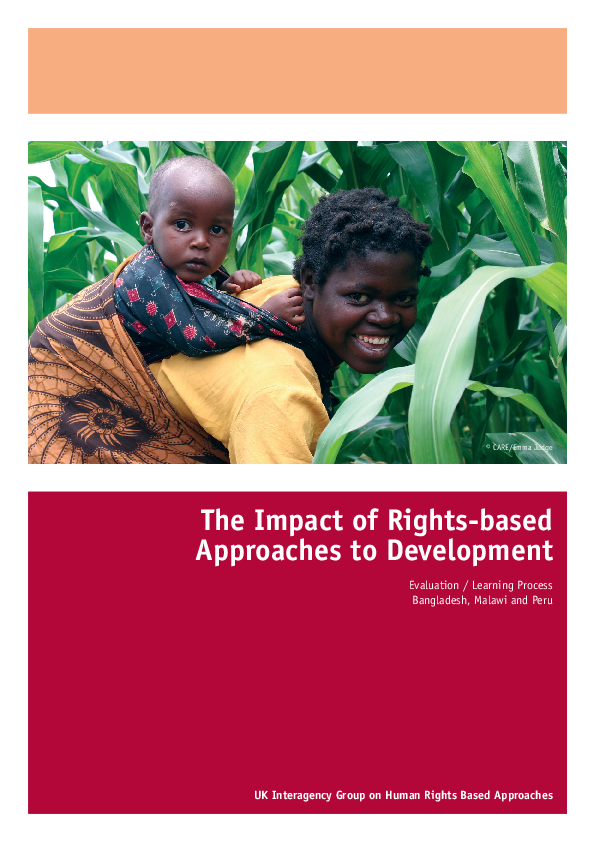 The Impact of Rights-based Approaches to Development | Save the ...