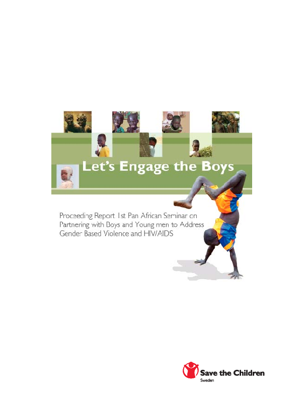 Let’s engage the boys – Proceeding report 1st Pan African Seminar on ...