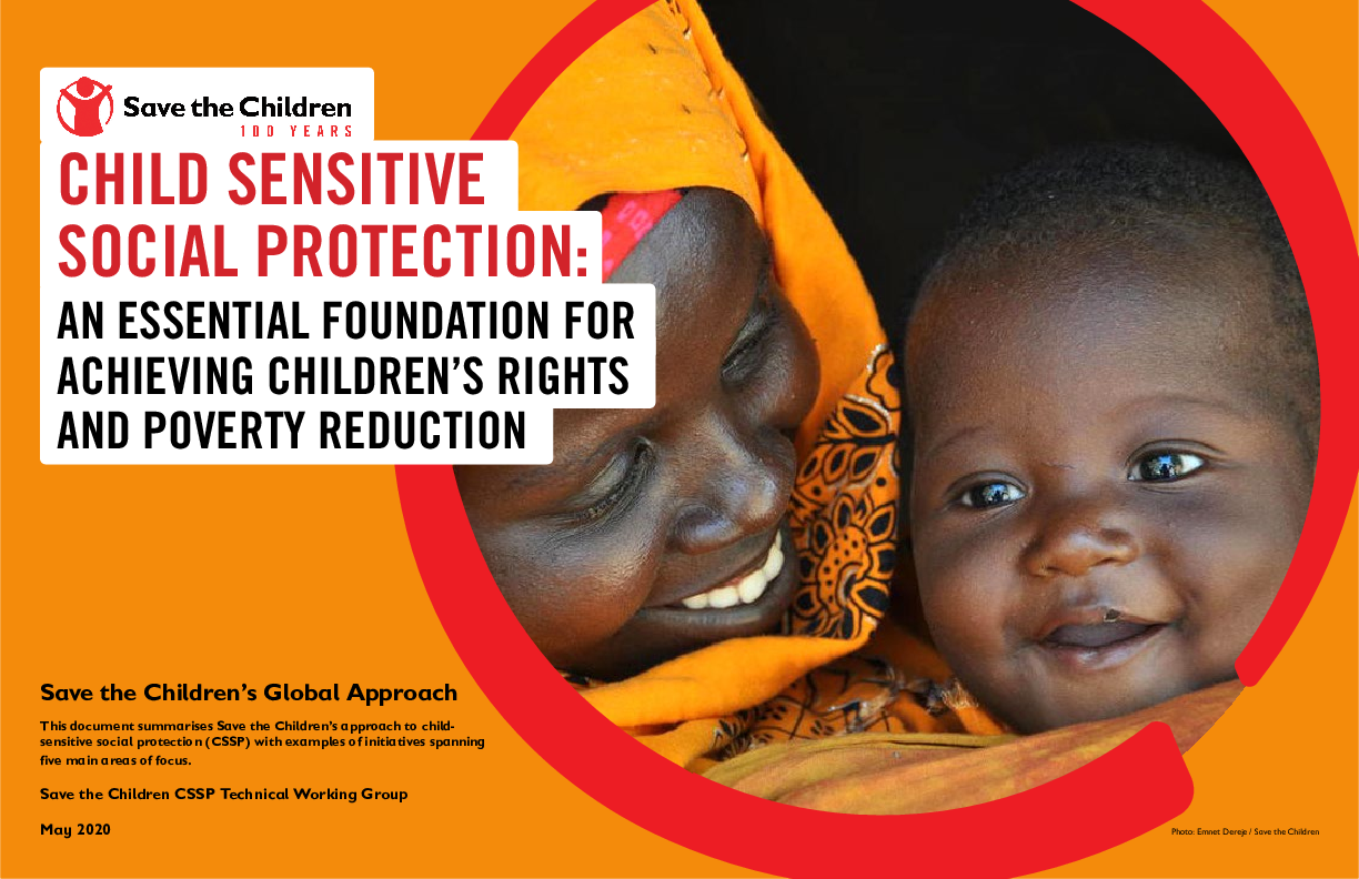 Save the Children Global Child Sensitive Social Protection Approach ...