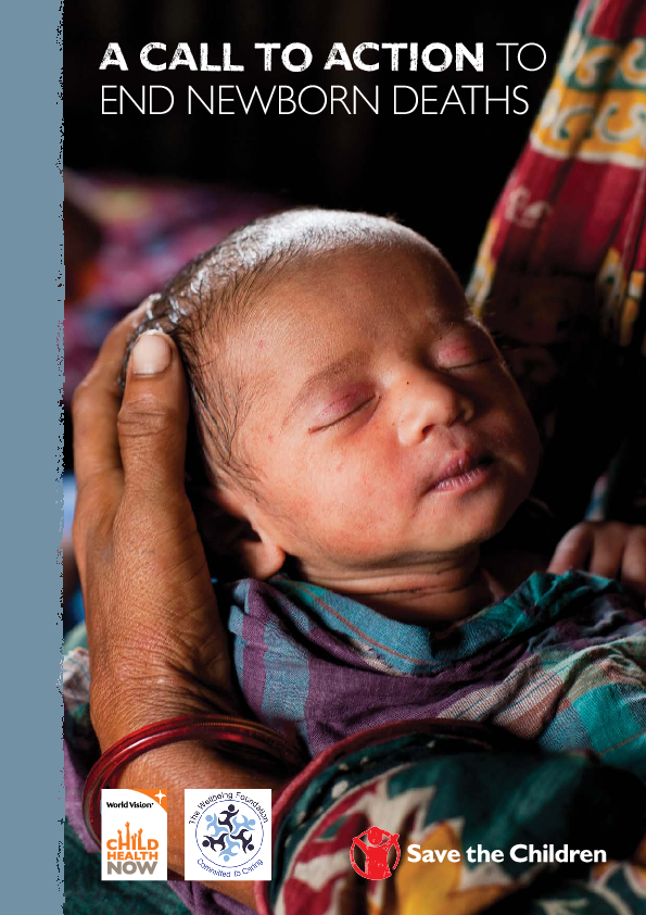 A Call to Action to End Newborn Deaths | Save the Children’s Resource ...