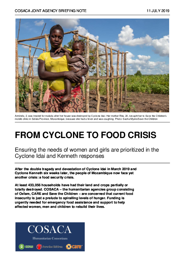 From Cyclone to Food Crisis: Ensuring the needs of women and girls are ...