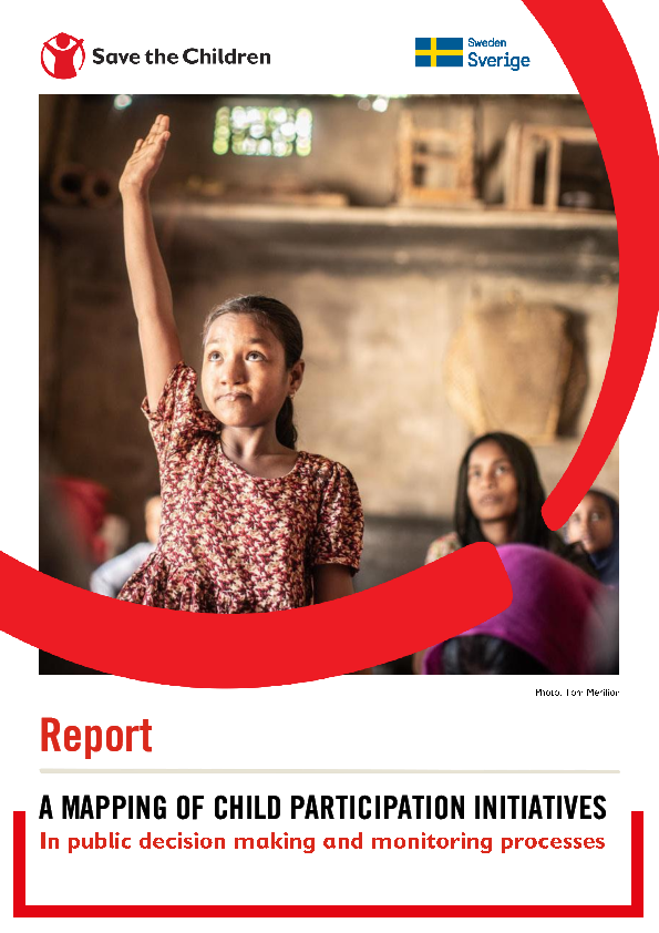 A Mapping on Child Participation Initiatives: In public decision making ...