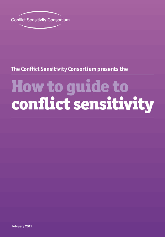 How-to Guide to Conflict Sensitivity | Save the Children’s Resource Centre