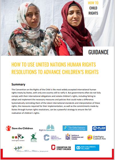 How to use United Nations Human Rights Resolutions to Advance Children ...