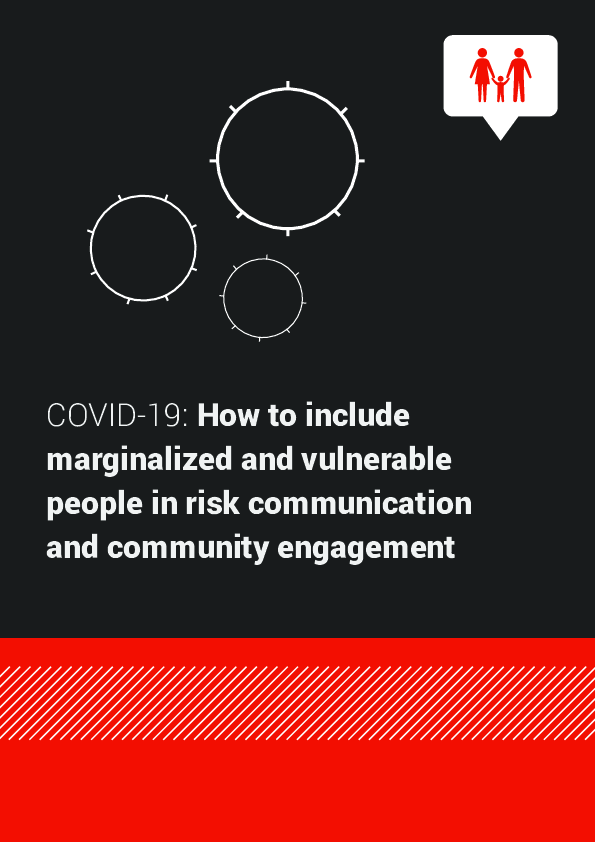 COVID-19: How to include marginalized and vulnerable people in risk ...