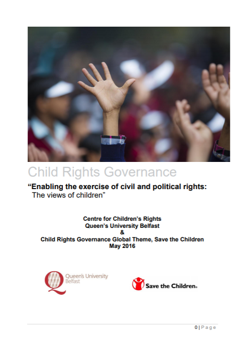 Enabling the Exercise of Civil and Political Rights: The views of ...