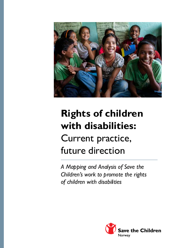 Rights of Children with Disabilities: Current practice, future ...
