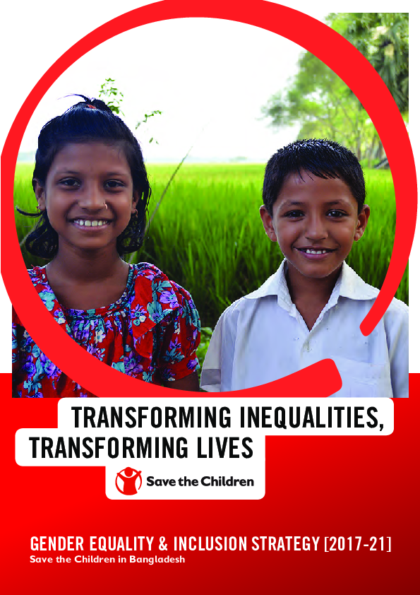 Transforming Inequalities, Transforming Lives: Gender equality and ...