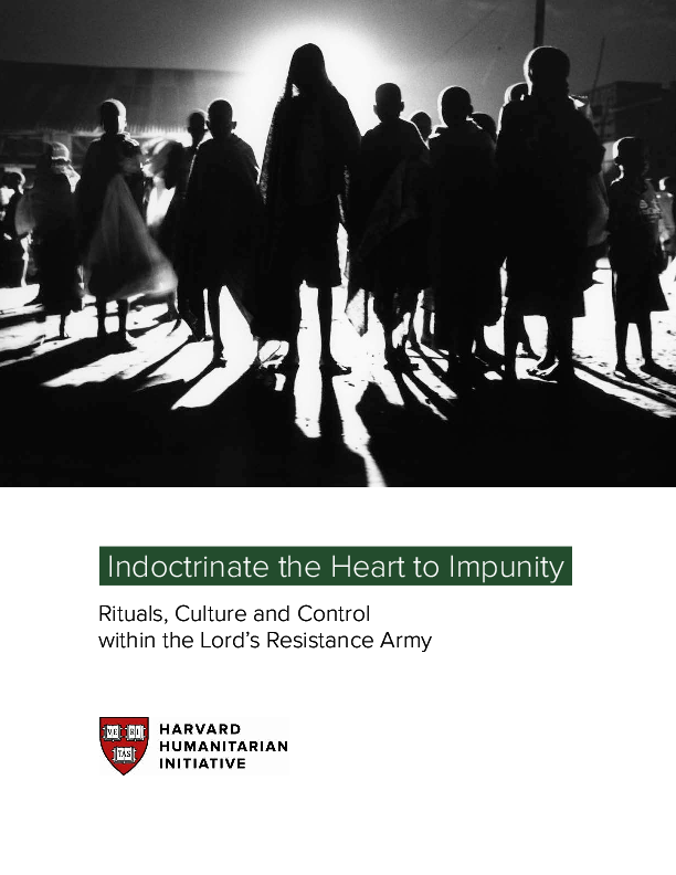 Indoctrinate the Heart to Impunity: Rituals, culture and control within ...