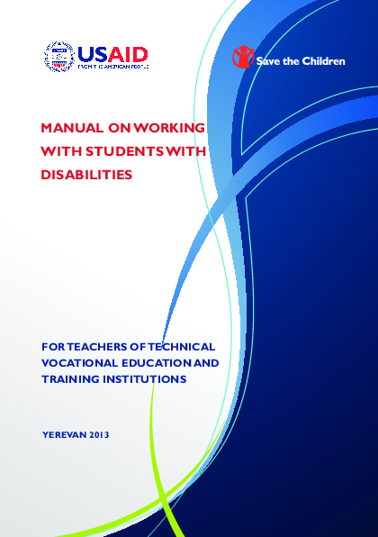 Manual for Working with Students with Disabilities: For teachers of ...