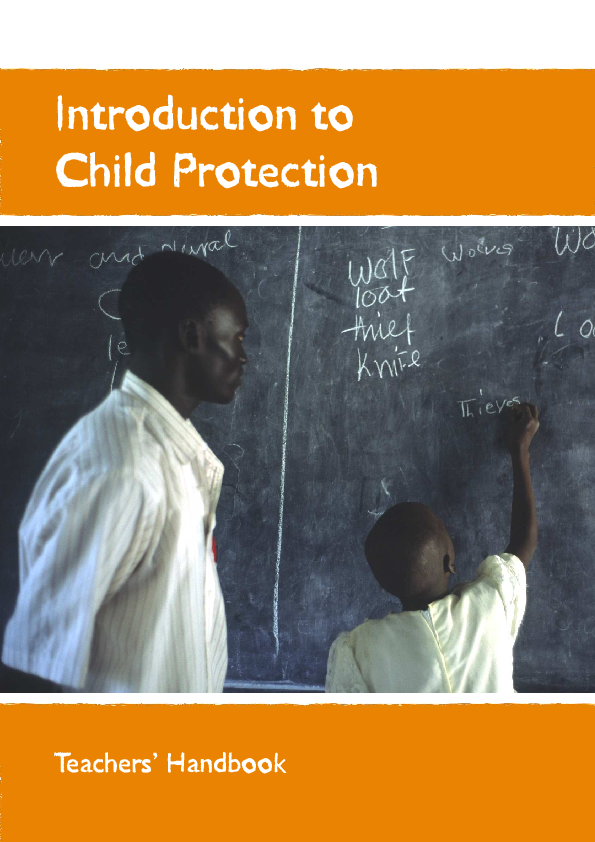 Introduction to Child Protection: Teacher’s Handbook | Save the ...