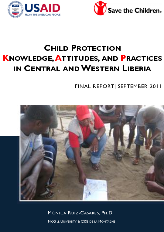 Child Protection Knowledge, Attitudes, and Practices in Central and ...