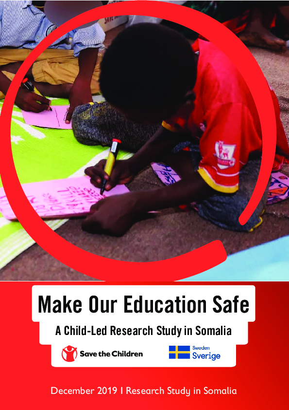 Make Our Education Safe: A child-led research study in Somalia | Save ...