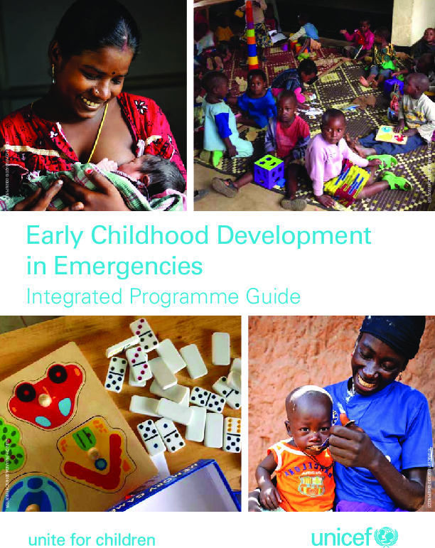 Early Childhood Development in Emergencies: Integrated programme guide ...