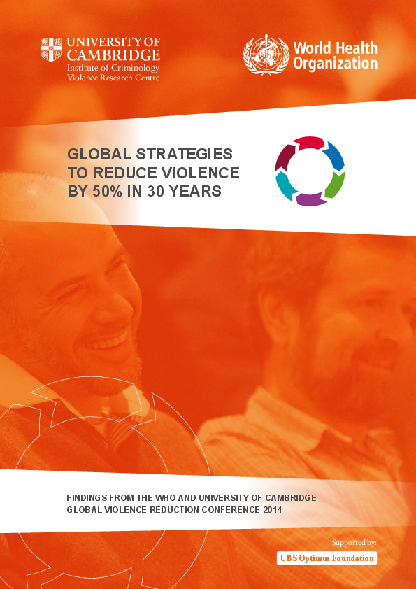Global Strategies to Reduce Violence by 50% in 30 Years: Findings from ...