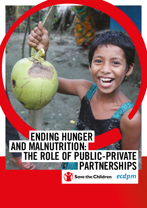 Ending Hunger and Malnutrition: The role of public-private partnerships ...