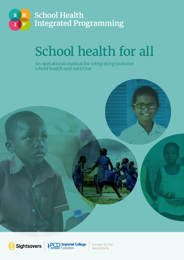 School Health for All: An operational manual for integrating inclusive ...