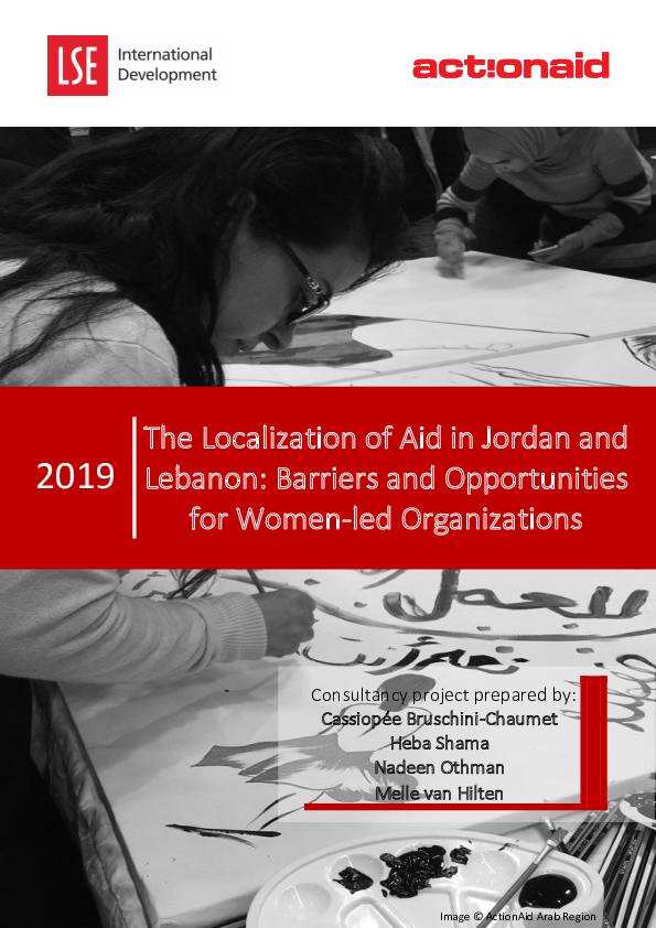 The Localization of Aid in Jordan and Lebanon: Barriers and ...