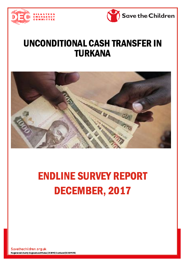 Unconditional Cash Transfers in Turkana | Save the Children’s Resource ...