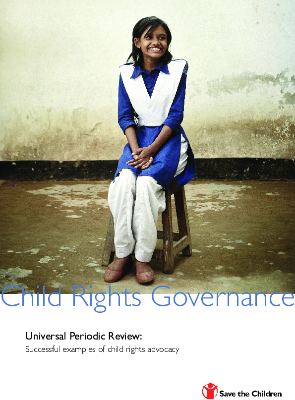 Universal Periodic Review: Successful examples of child rights advocacy ...